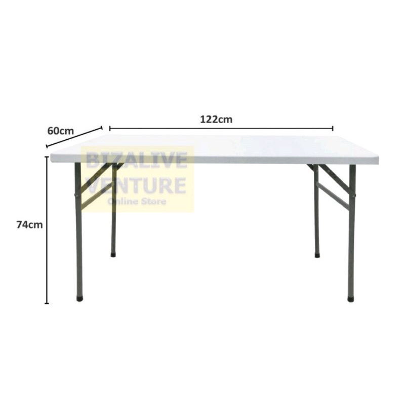 Adjustable Table l Plastic Folding Table (2"ftX 4"ft) Solid Table ...