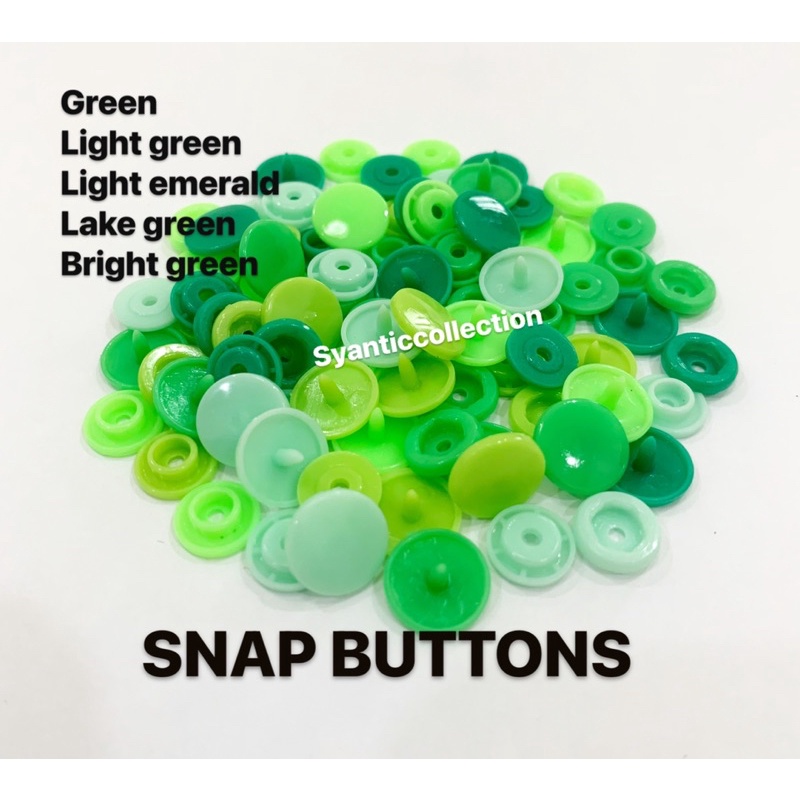 T5 Plastic Button Resin Snap Press Stud Fastener for Cloth Baby Bib and ...