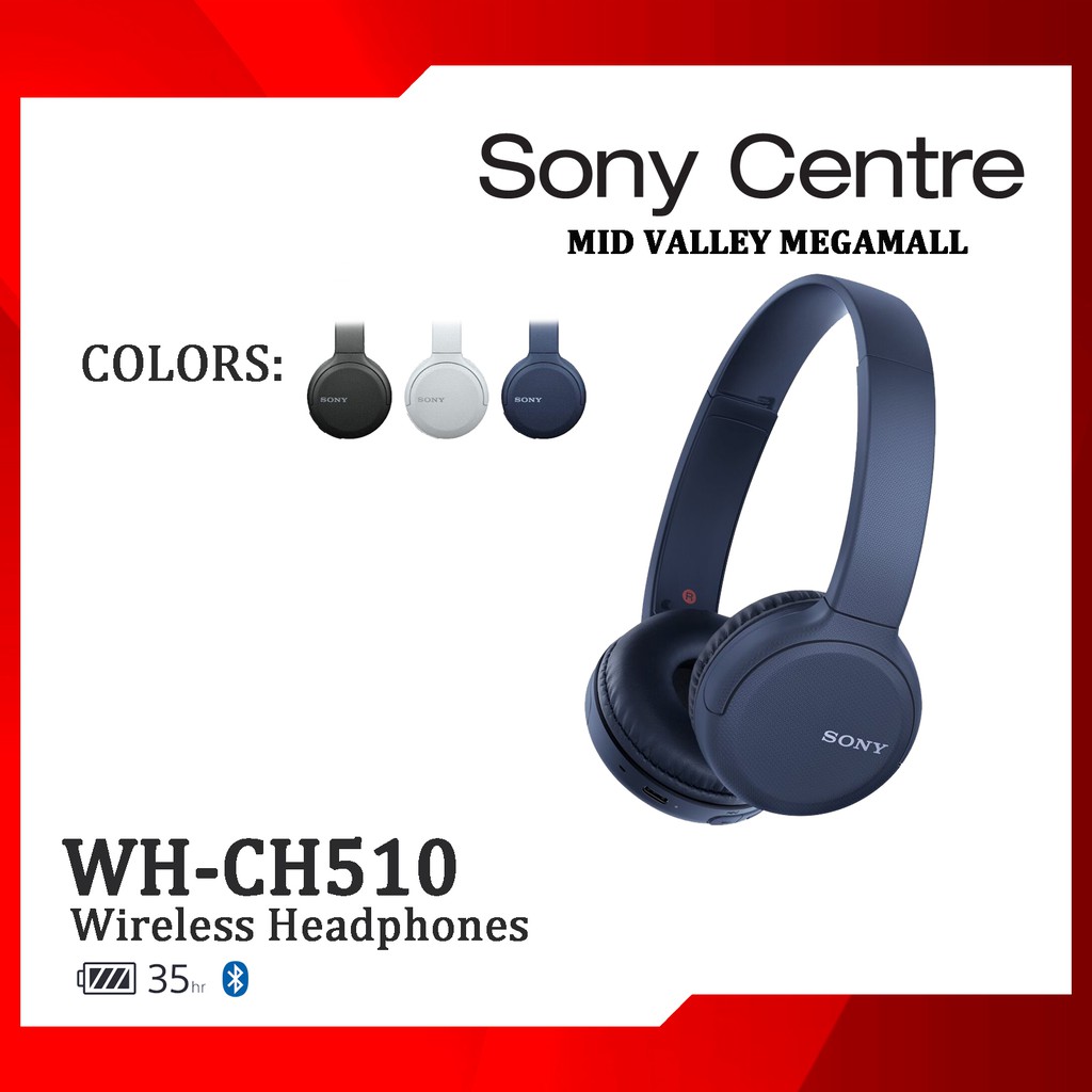 SONY WH-CH510 Wireless Headphones (WHCH510 CH510) | Shopee Malaysia