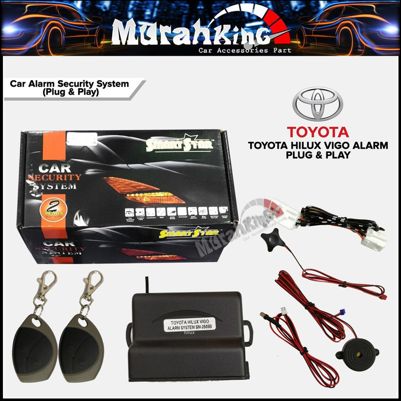 TOYOTA HILUX VIGO OEM PLUG & PLAY CAR ALARM SYSTEM | Shopee Malaysia