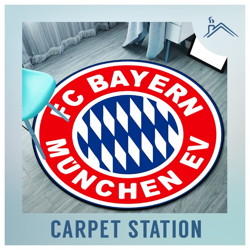 Karpet Velvet Football Team FIFA Bayern Munich AC Milan Inter Milan ...