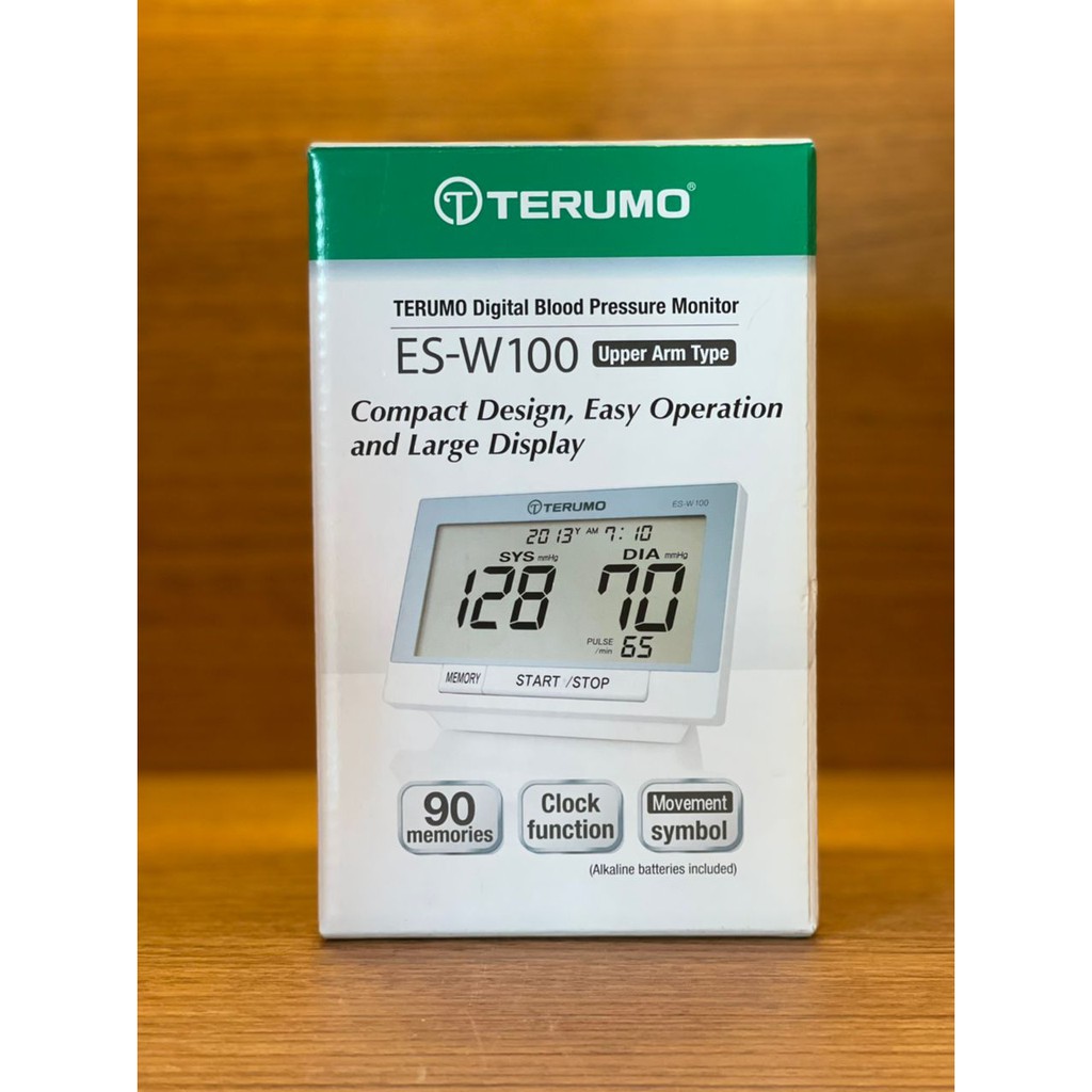 TERUMO DIGITAL BLOOD PRESSURE MONITOR ES-W100 UPPER ARM TYPE | Shopee ...