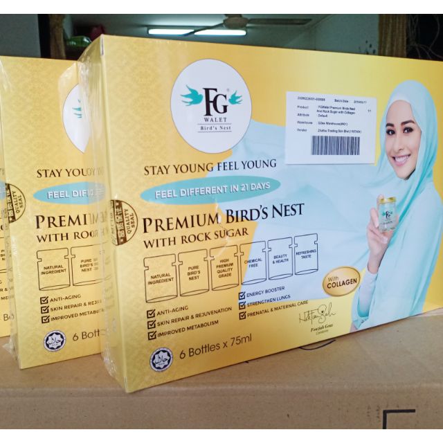 GOLD & LIMITED EDITION ~ Premium Bird's Nest with Collagen by FG Walet ...