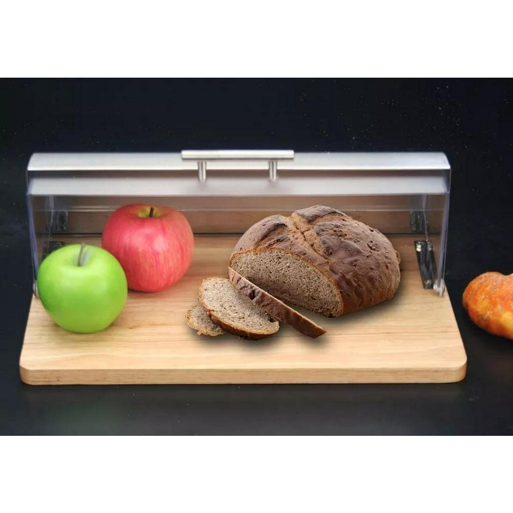 Bread Keeper Wooden Box / Bread Storage | Shopee Malaysia