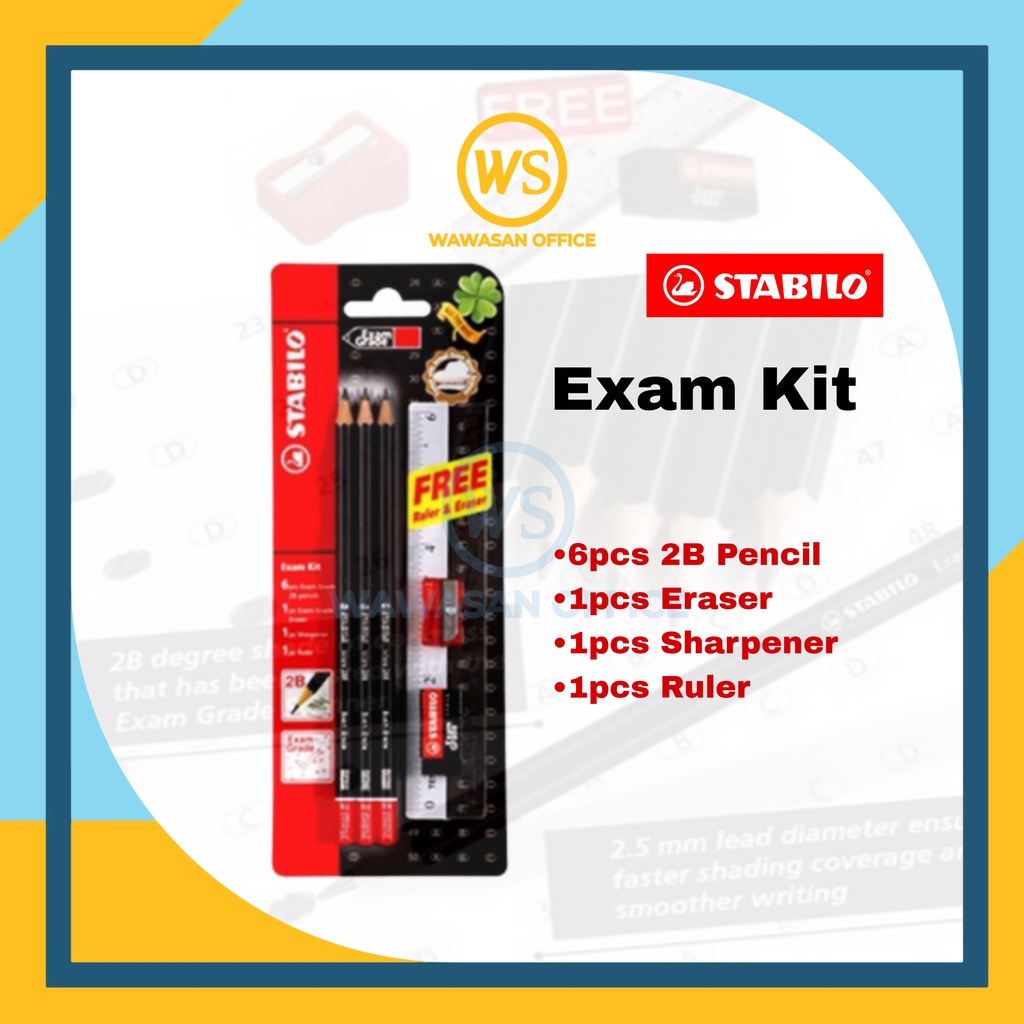 Stabilo Exam Kit / Pencil Set / Stabilo Stationery Set / Gift Set ...
