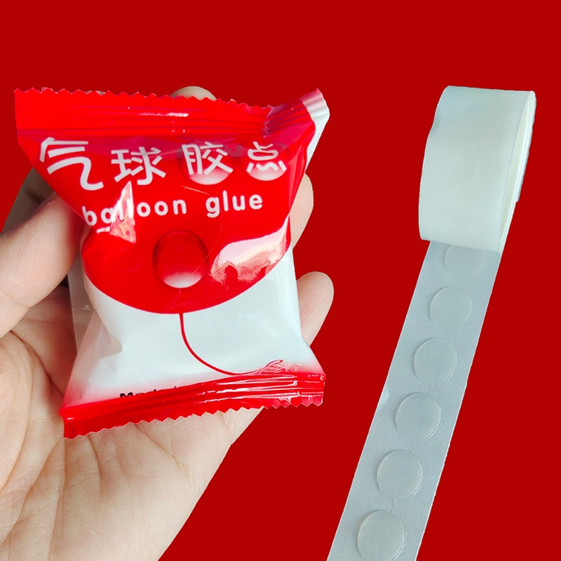 100 Pieces of Balloon Glue Dot Attachment Attach Balloons To Ceiling or ...