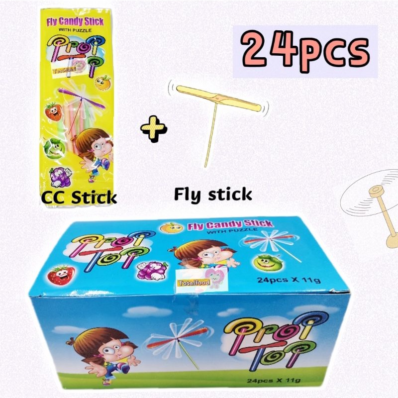 KHY Fly Candy Stick CC stick yogurt stick with puzzle 24pcs | Shopee ...