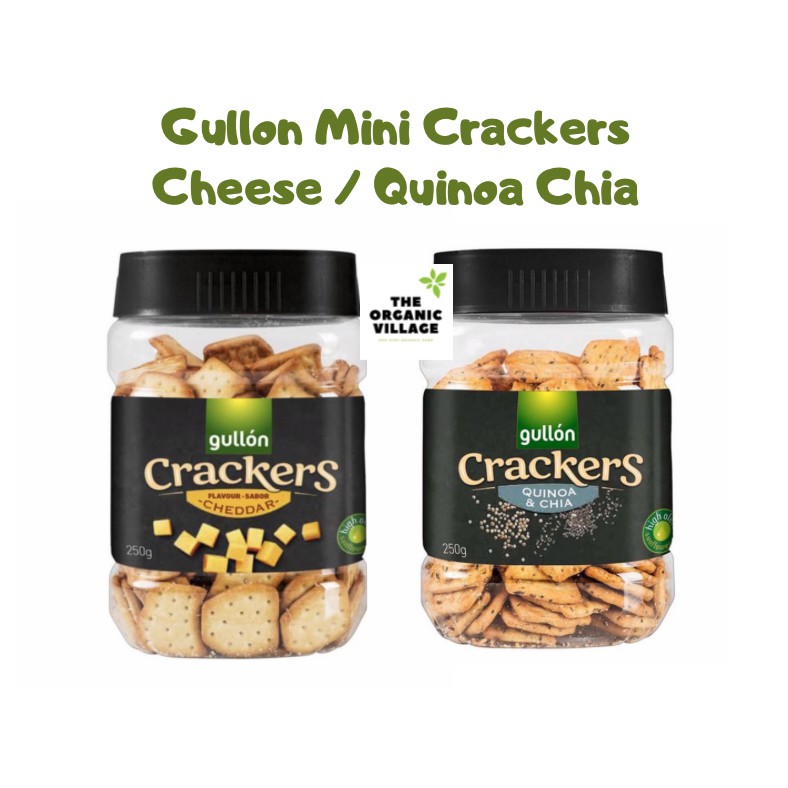 Gullon Mini Cracker (Cheddar Cheese / Quinoa Chia) 250g | Shopee Malaysia