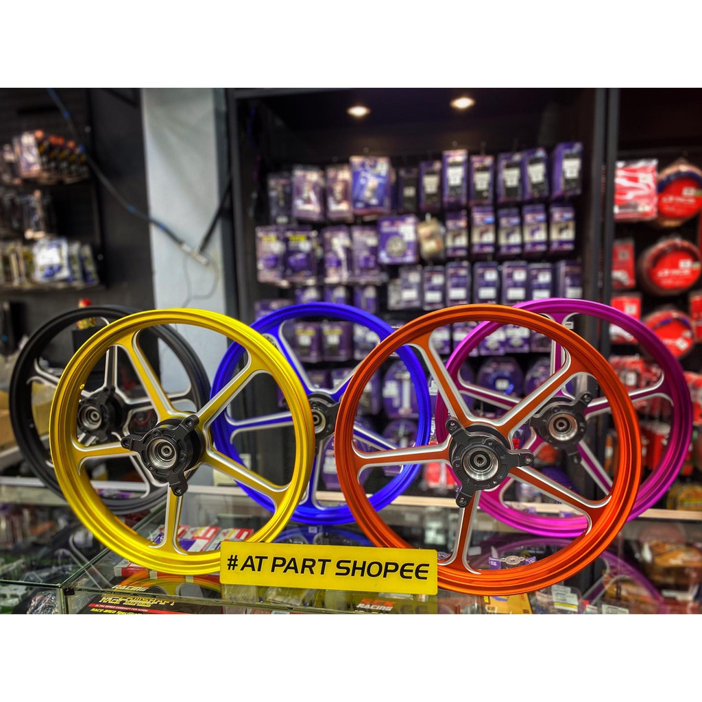 AJI RACING (Hi-Quality) Forged Sport Rim FG505 AJI Racing custom hub NVX / AEROX | Shopee Malaysia
