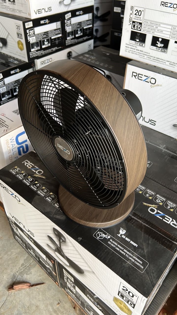 Rezo S16 / T18 Premium Antique Heavyduty Stand fan / Table Fan | Shopee ...