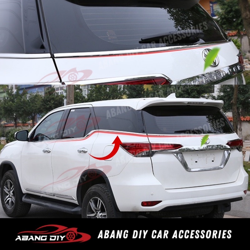 Toyota Fortuner Window Trim Lower Chrome Garnish Window Trim Side Door ...