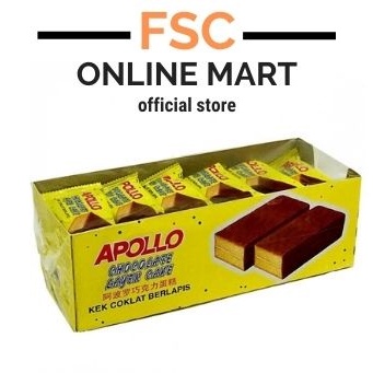 [FSC] Apollo Chocolate Layer Cake 12gm x 24pcs (3020) | Shopee Malaysia