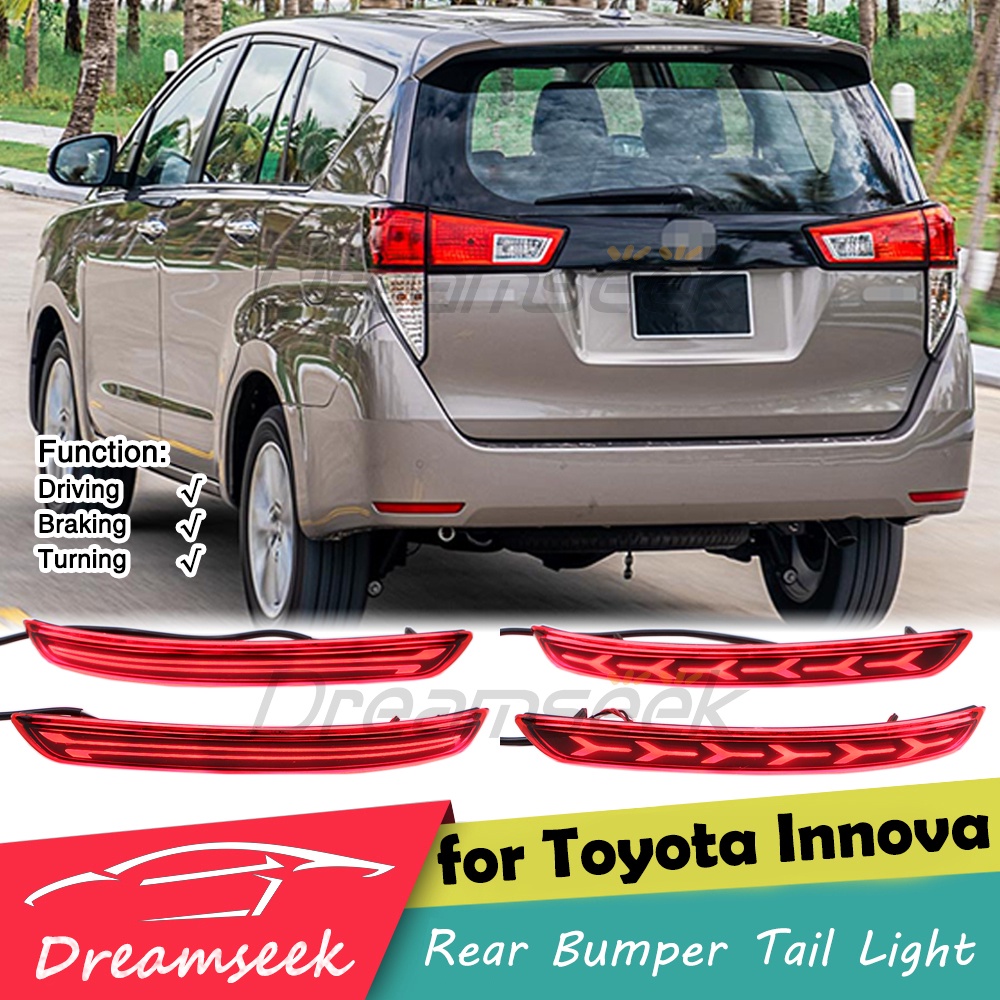 LED Rear Bumper Tail Light for Toyota Innova 2016 2017 2018 2019 2020 ...