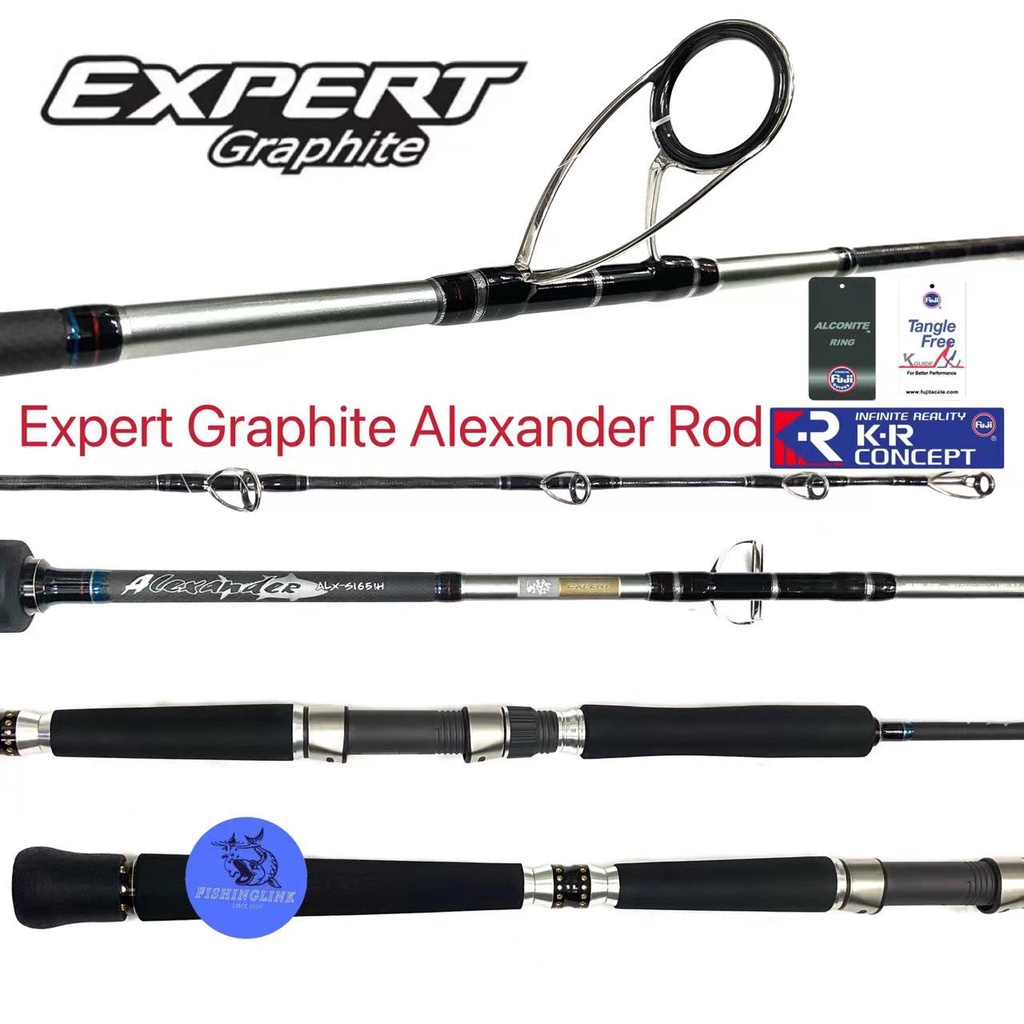Expert Graphite Alexander Spinning Rod Baitcast Bottom Fishing Rod ...