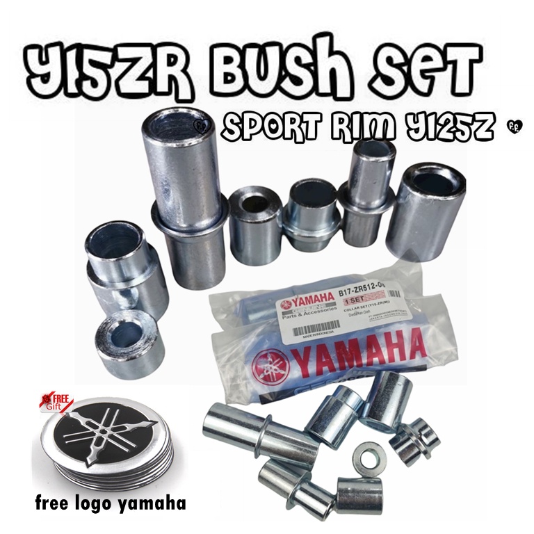 Y15ZR YAMAHA BUSH SET COMPLETE PNP ( SPORT RIM Y125Z ) SPORTRIM PASANG ...