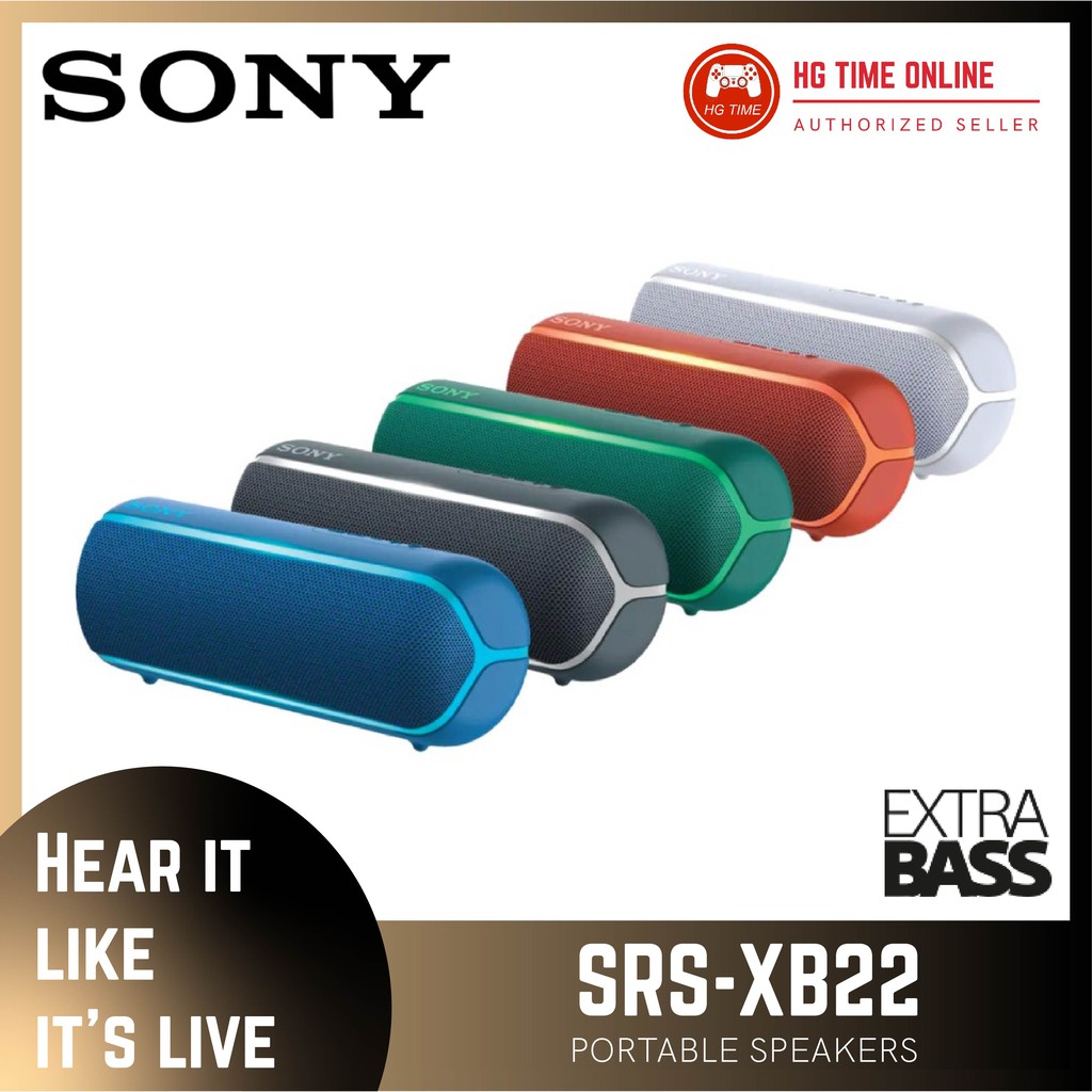 Sony Extra Bass Portable Bluetooth Speaker SRS-XB22 | Shopee Malaysia