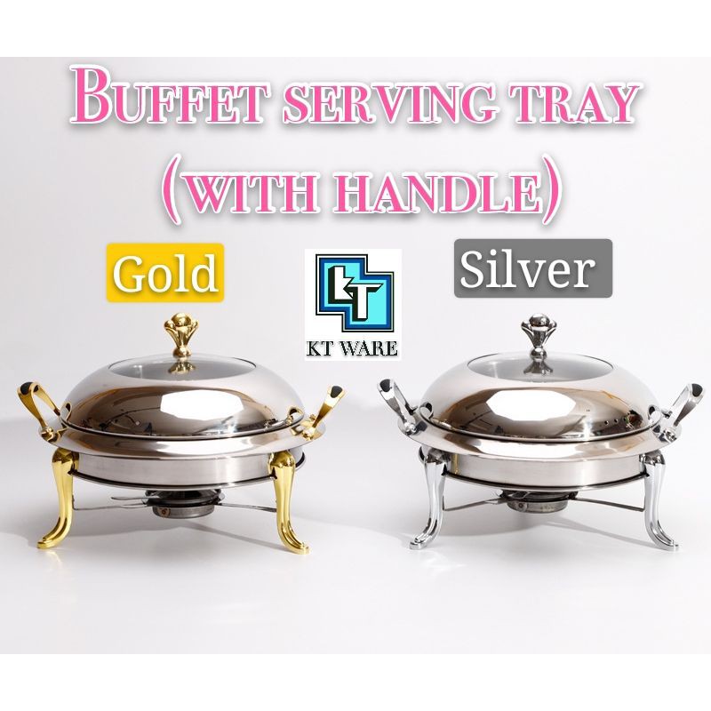 26cm 28cm buffet set food tray serving tray Dulang Hidang Makanan ...