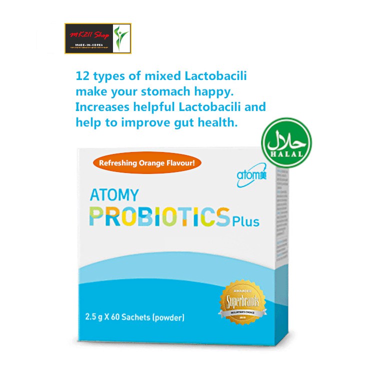 Probiotics 10+/ Plus 艾多美益生菌 2.5g x 60 Sachets (Powder) | Shopee Malaysia