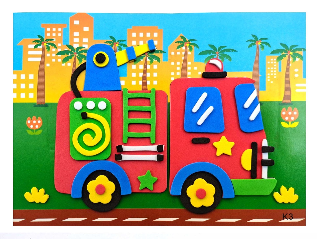 Sticker Eva DIY Art Craft Kids Craft DIY Kids Craft Sticker Eva Art ...