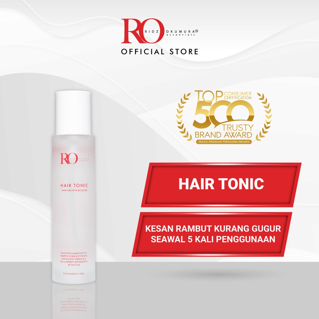 Ridz Okumura Essentials Hair Tonic 120ml | Rambut Gugur | Kelemumur ...
