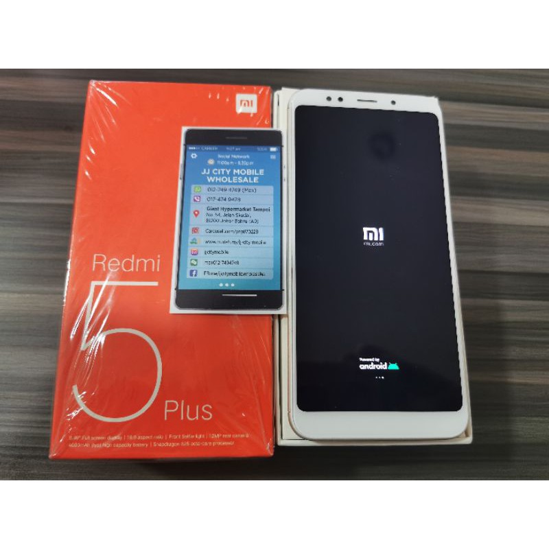 XiaoMi Redmi 5+ Plus LTE 4G 3GB Ram 32GB Dual Sim - Fullset | Shopee ...