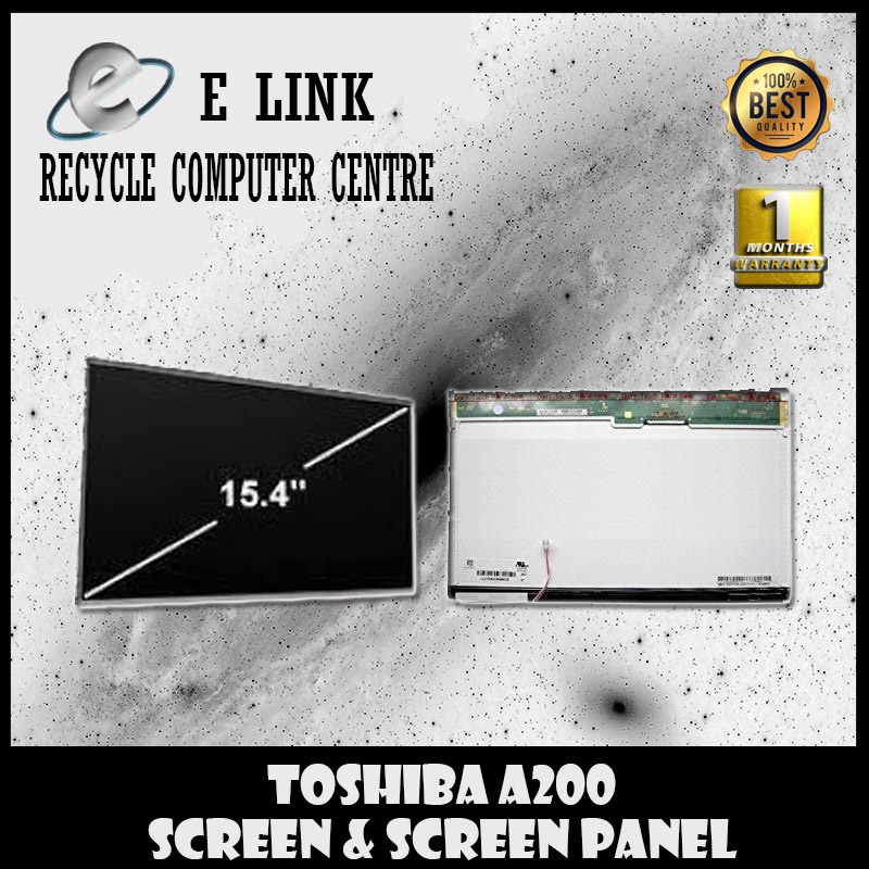 TOSHIBA A200 SCREEN & SCREEN PANEL ( USED ) | Shopee Malaysia