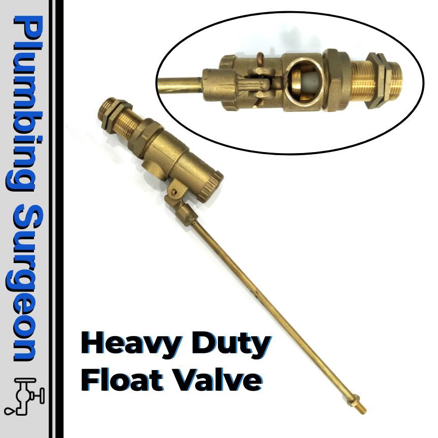 Bathroom Water Tank Float Valve 1" Plumbing Bola Tangki Brass Float ...