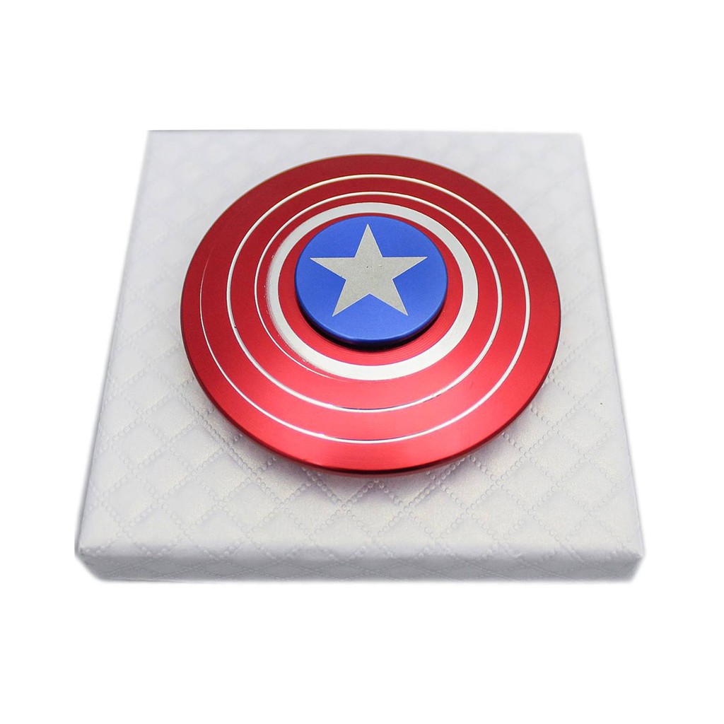 Captain America Shield Metal Fidget Hand Spinner B (6cm) | Shopee Malaysia