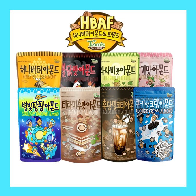 [GILIM] Tom's Farm Seasoned Almond Series Honey Butter Almond Snack ...