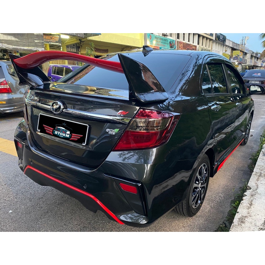 **PERODUA BEZZA 2016 - 2020 ( FC TYPE R ) SPOILER - FRP | Shopee Malaysia