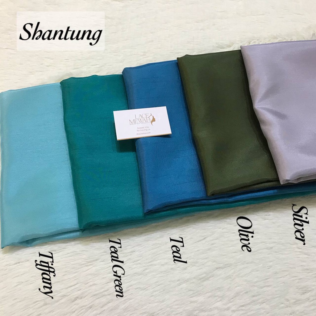 🌸KAIN SHANTUNG BIDANG 60 PELBAGAI WARNA🌸SESUAI UNTUK NIKAH TUNANG BAJU ...