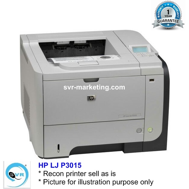 HP LASERJET P3015 / P3015DTN PRINTER ( RECON / REFURBISH / USED ...
