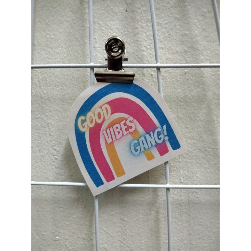 (READY STOCK) GOOD VIBES GANG STICKERS | DIY STICKERS | GLOSSY FANCY ...
