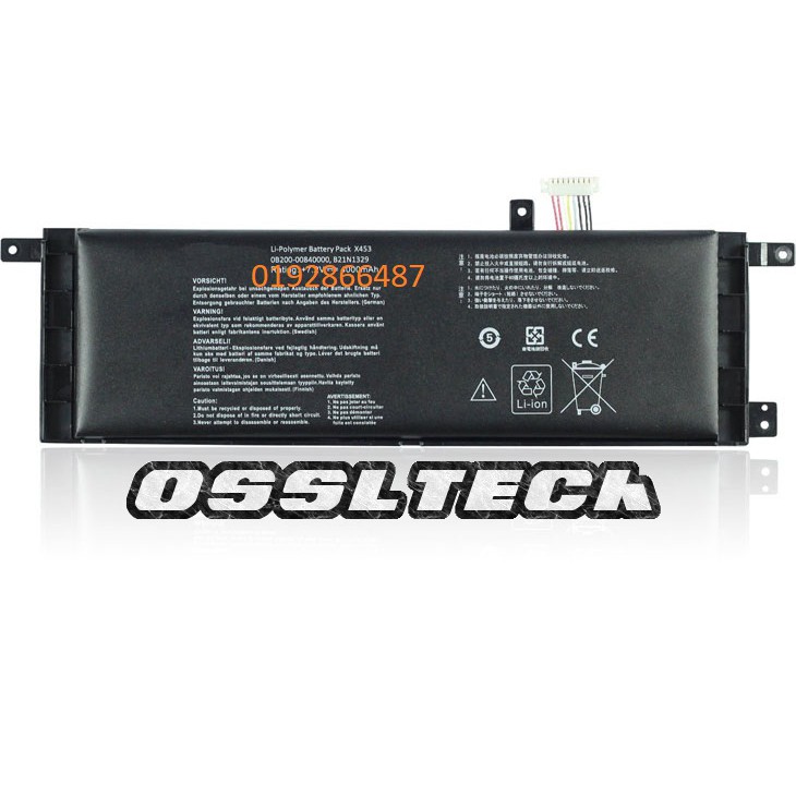 ASUS X453S X453SA X553 X553M X553S X553SA X453MA Battery | Shopee Malaysia