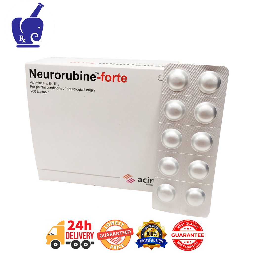 NEURORUBINE FORTE VITAMIN B1, B6, B12 (10'S) | Shopee Malaysia