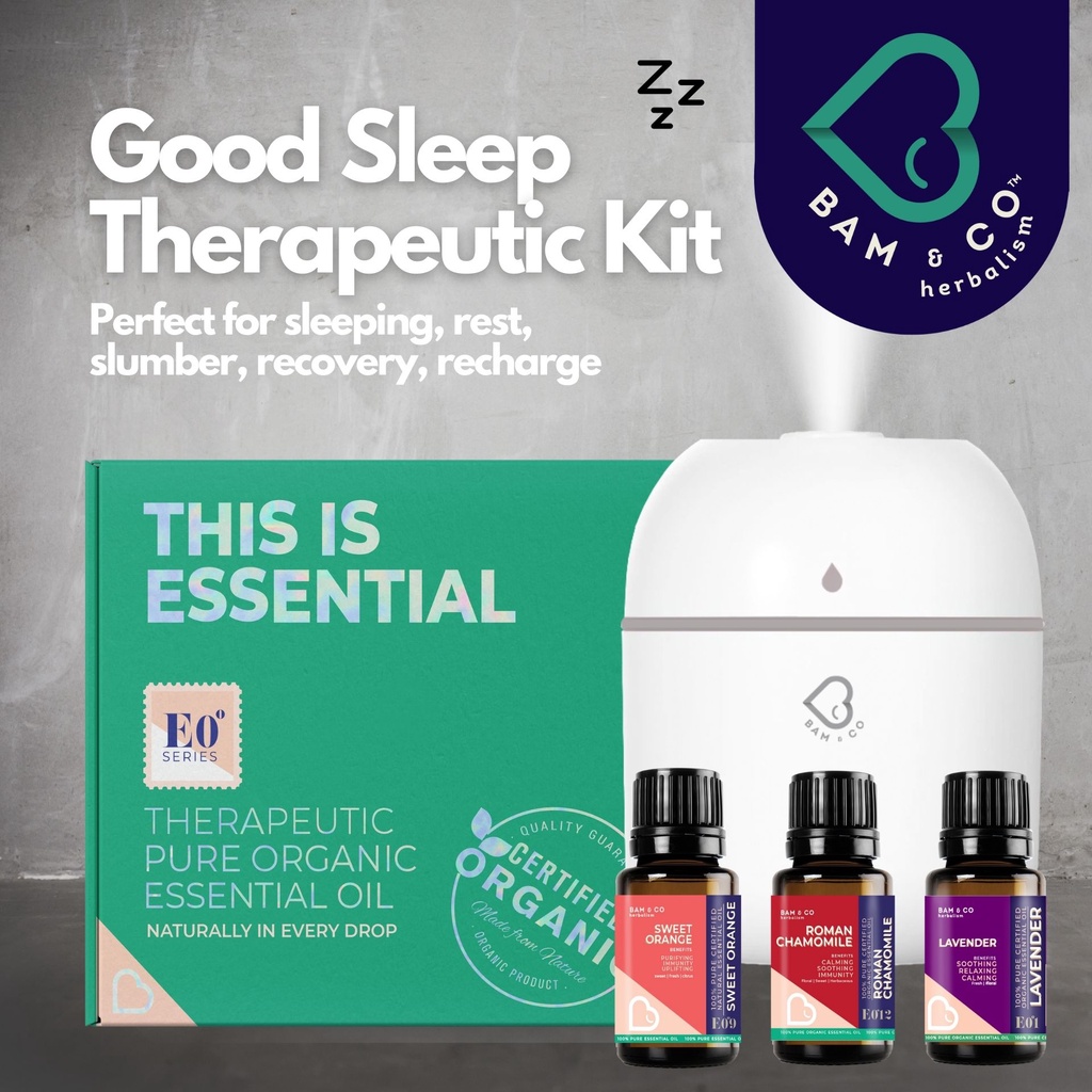 BAM & CO GOOD SLEEP THERAPEUTIC KIT GOOD SLEEP KIT + MEGAN HUMIDIFIER ...