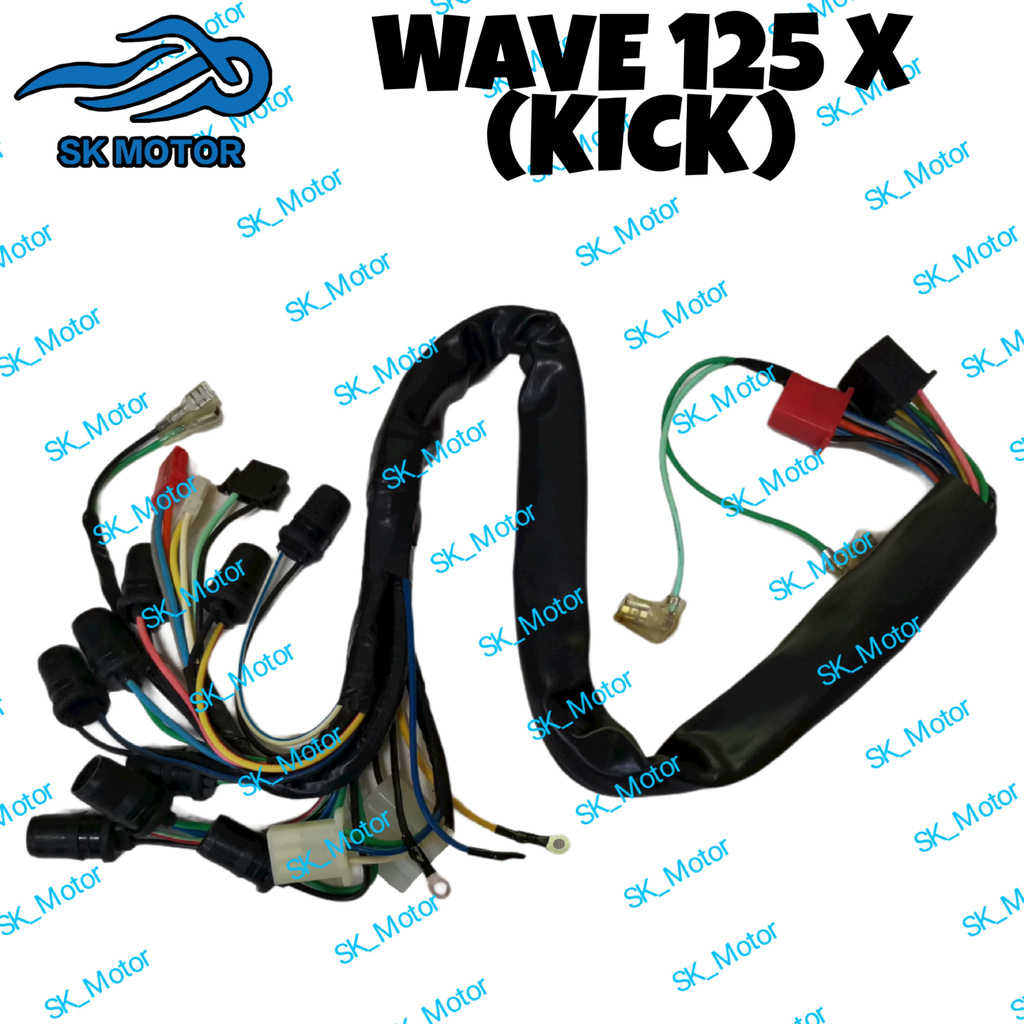 Honda WAVE 125 X (KICK) Meter Wire Harness Assy / Wiring Set Wayaring ...
