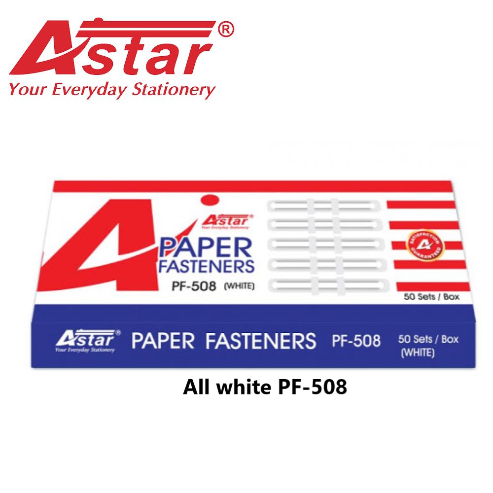 Astar Plastic/Metal Paper Fasteners / Fastener PF-508 / PF-509 / MF-509 | Shopee Malaysia