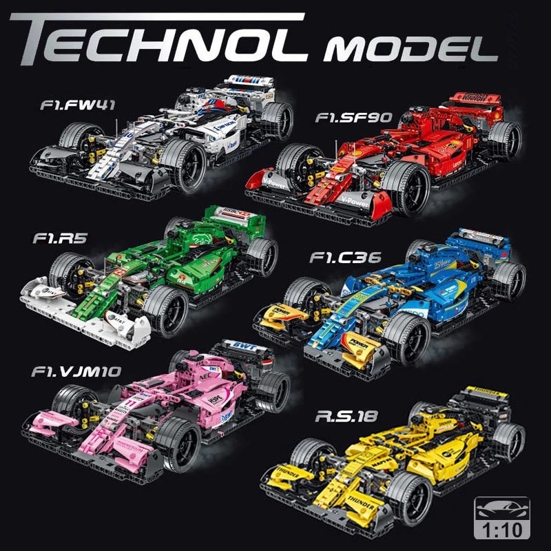 MORK 023004/023005/023006/023007/023008/023009 TECHNIC MODEL RACING CAR ...