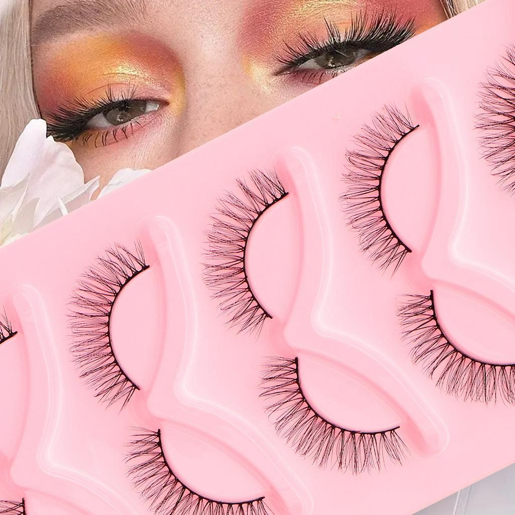 3d Cross Long False Eyelashes Fluffy, Fluffy, Natural Curls, Thick Mink ...