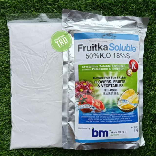 1 Kg Repack FRUITKA SOLUBLE Baja Subur Bunga Buah BM Behn Meyer ...