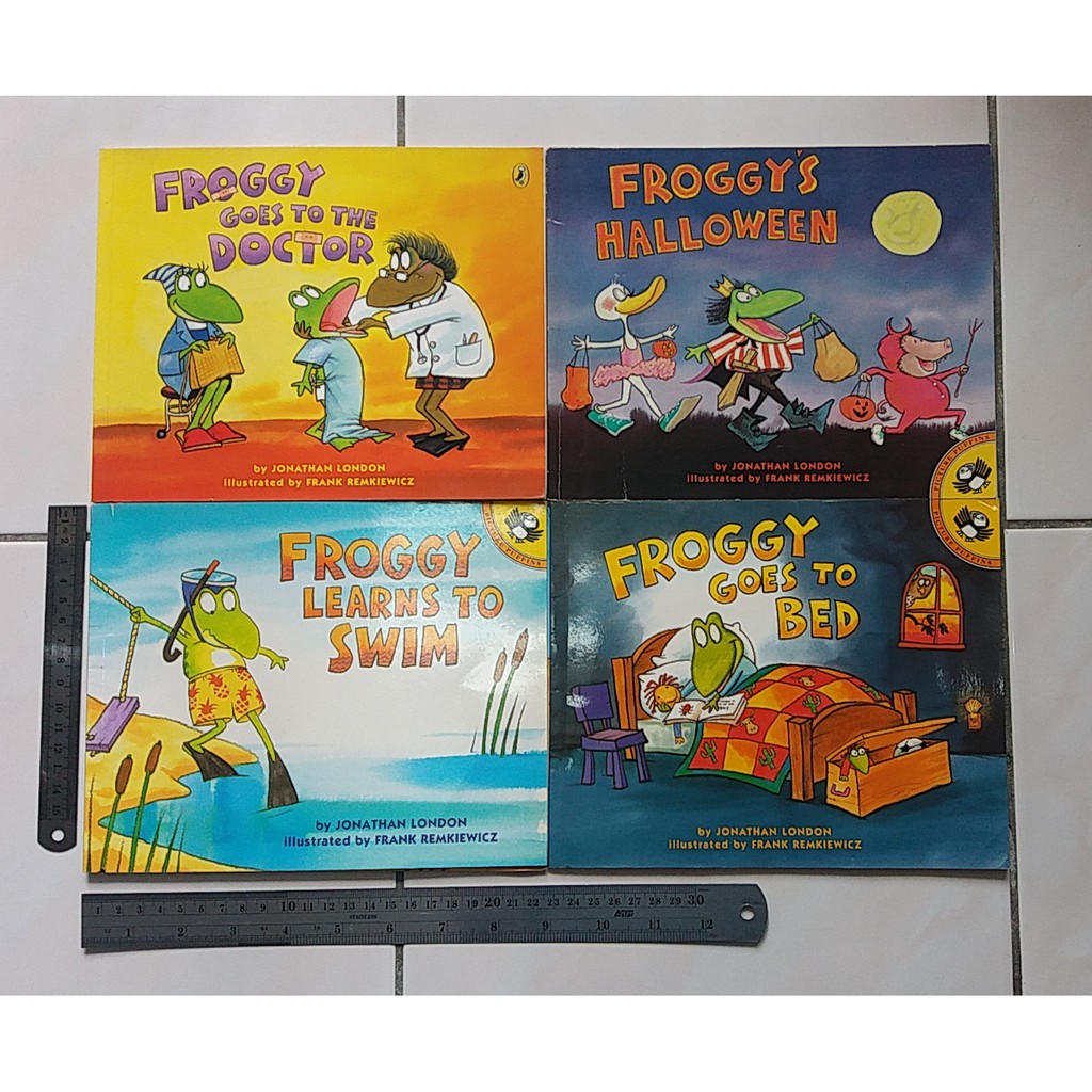 4 books English Story Book (英文绘本)(paperback 平装版)(second hand book 二手书 ...