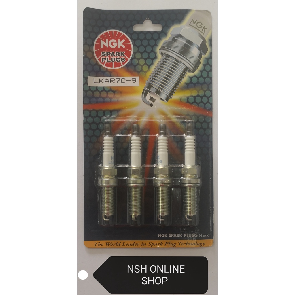 Spark Plug (NGK) for Proton Iriz Saga VVT New Persona VVT New 1.3 & 1.6 LKAR7C-9 (1set=4pcs ...