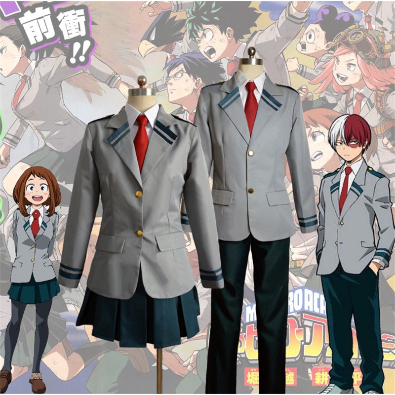 Boku No Hero Academia School Uniform My Hero Academy Anime Cosplay ...