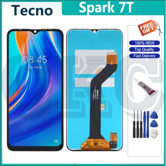 Original LCD For Tecno Spark 7T KF6P LCD Display Touch Screen Digitizer ...