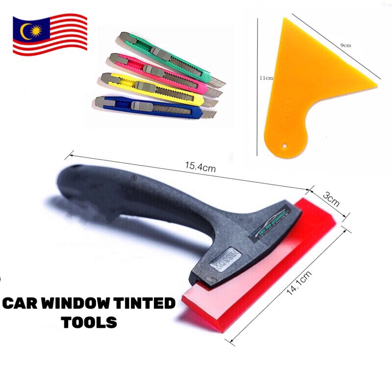 Car Window/House Window Tinted Tools Kit For Film Tinted Scraper Vinyl ...