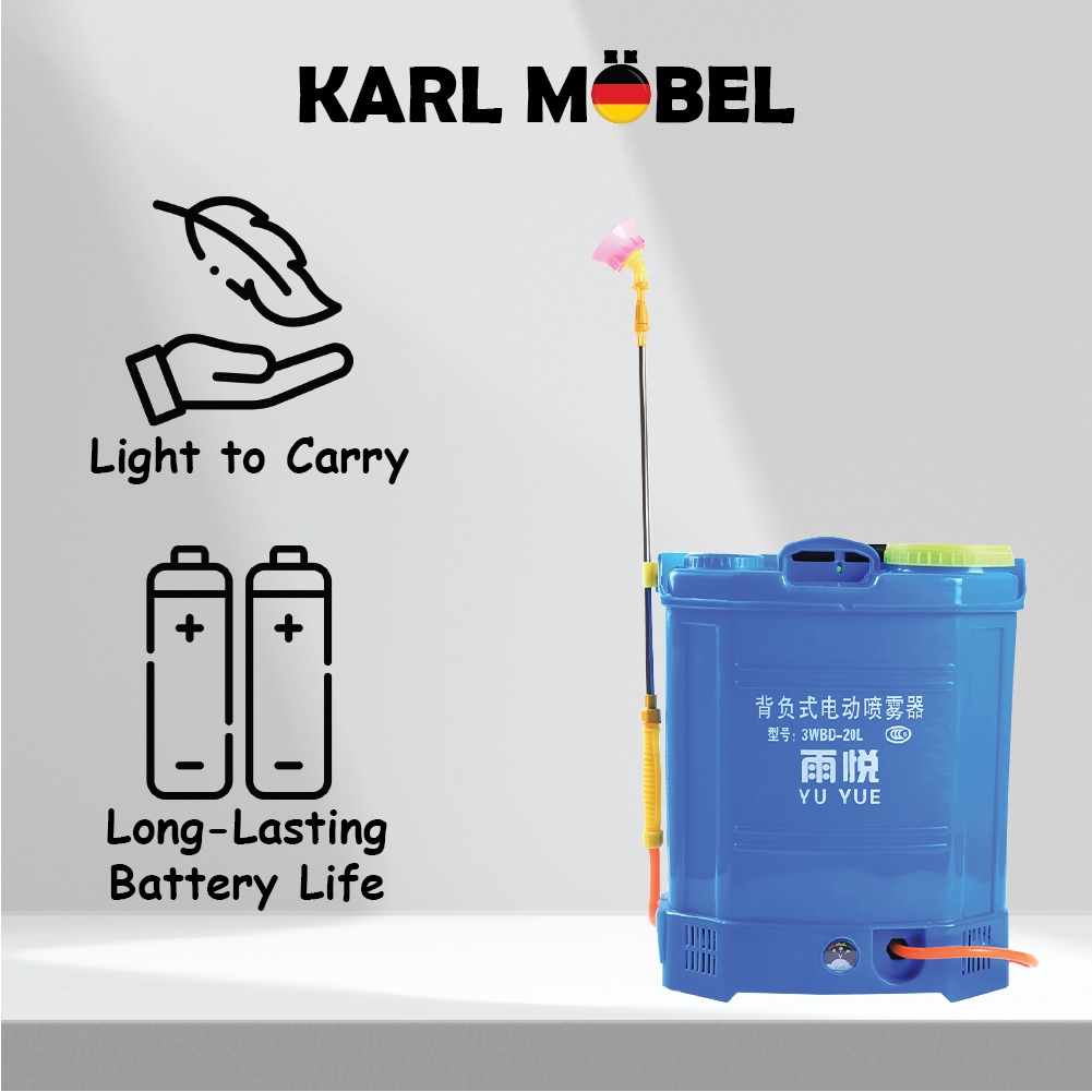 Pam racun bateri Electric Pesticide battery sprayer Rechargeable 16L ...