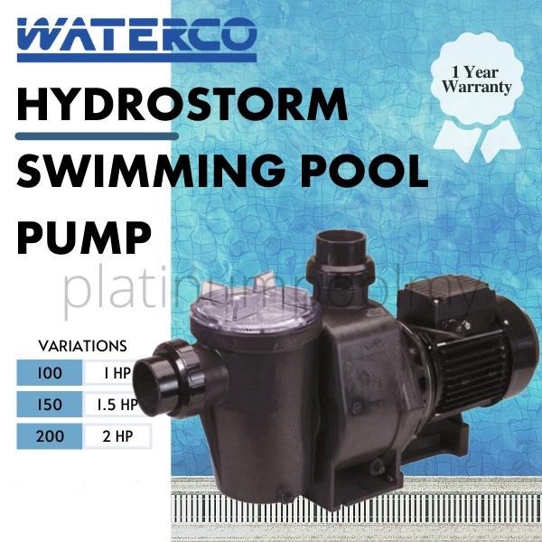 WATERCO HYDROSTORM SWIMMING POOL PUMP SINGLE PHASE, 50HZ 220-240V, 50MM ...
