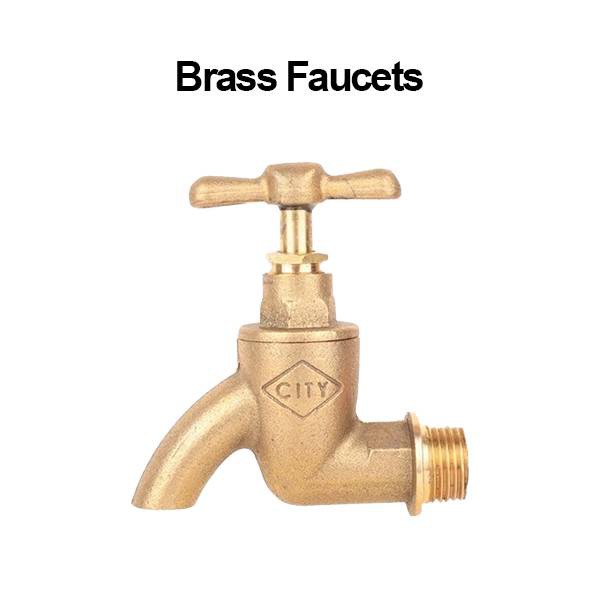 CITY Brass Water Bib Tap / Water Tap / Wall Mounted Water Faucet ...