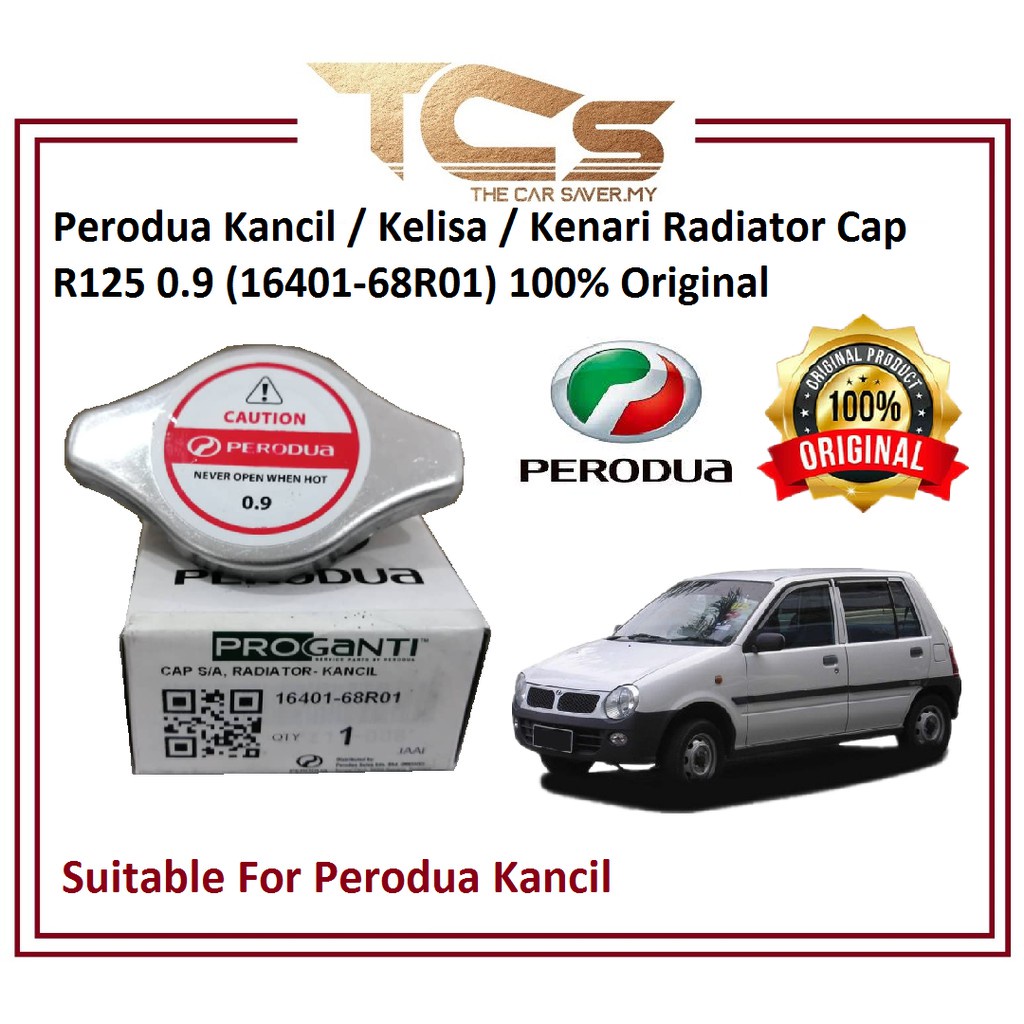 Perodua Kancil Radiator Cap R125 0.9 (16401-68R01) 100% Original ...